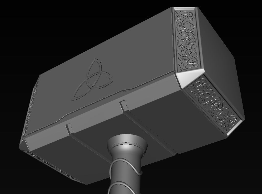 Hammer Thor Hammer 3D model | CGTrader