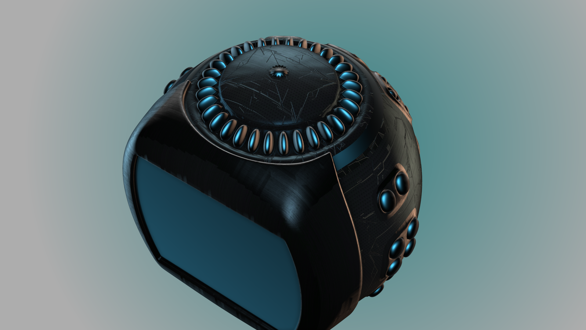 Future TV Computer 3D model | CGTrader