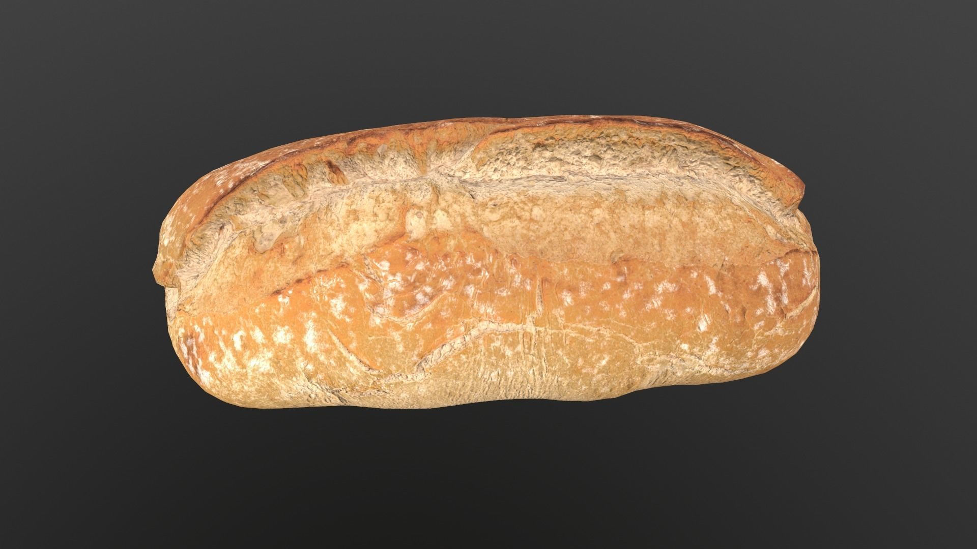 3D model Bread Roll AR VR PBR Lowpoly with game ready 3d Model VR / AR ...