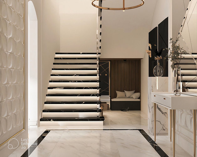 entrance design 3D model | CGTrader