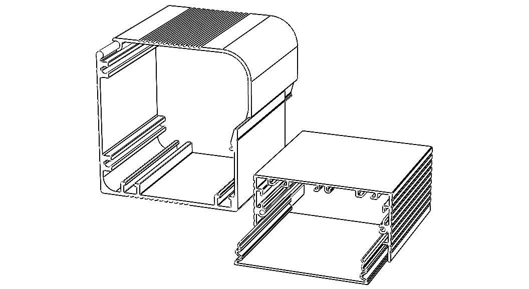Aluminum Extruded Box Electronic Project Enclosure 3D model rigged ...