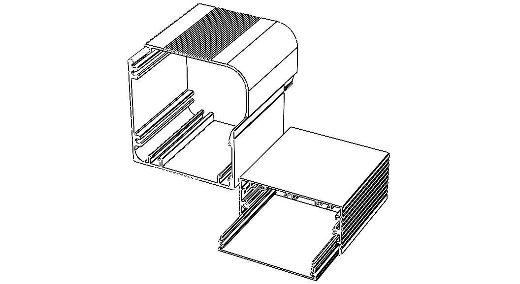 Aluminum Extruded Box Electronic Project Enclosure 3D model rigged ...