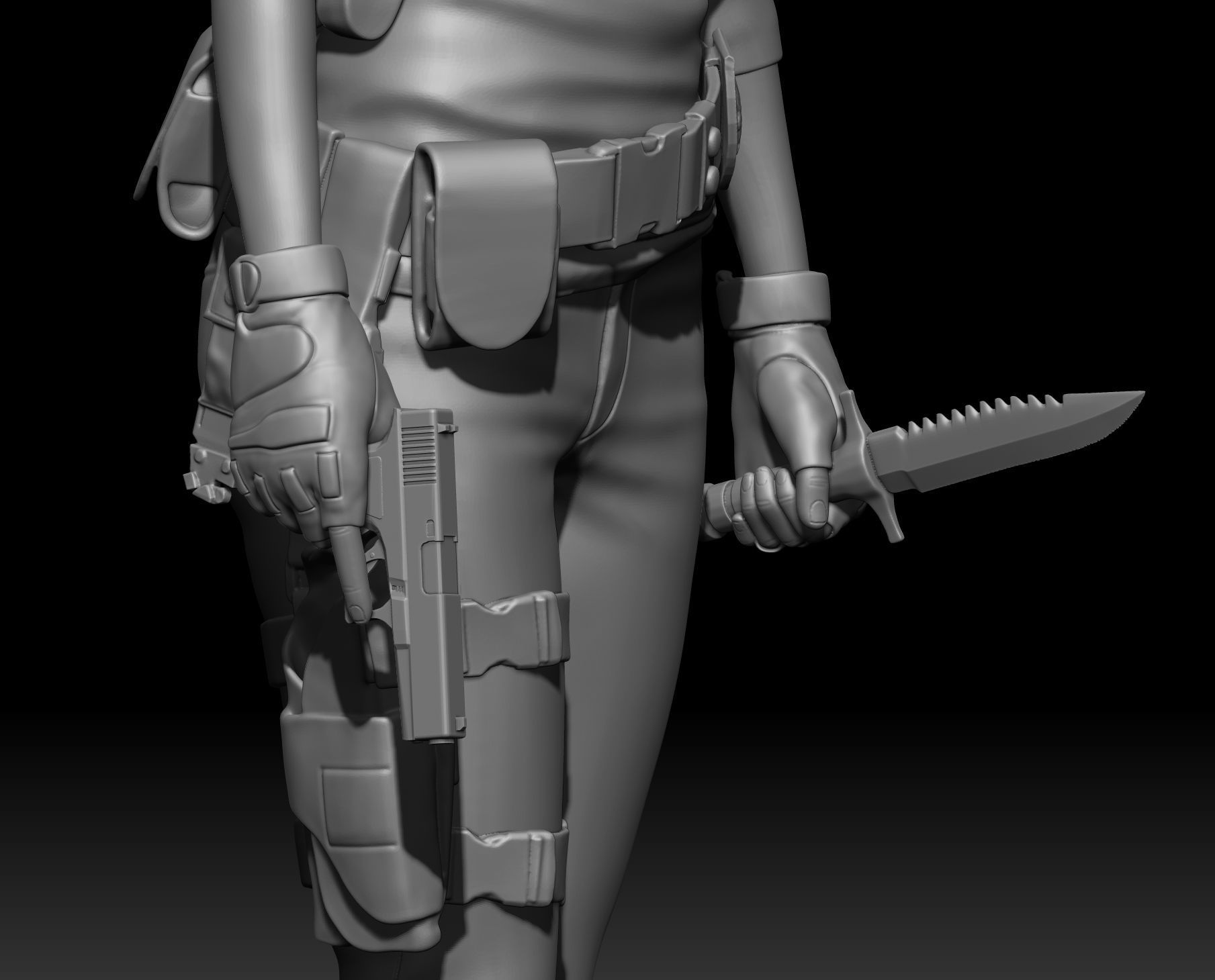 Jill Valentine-Resident evil 3 3D model 3D printable | CGTrader
