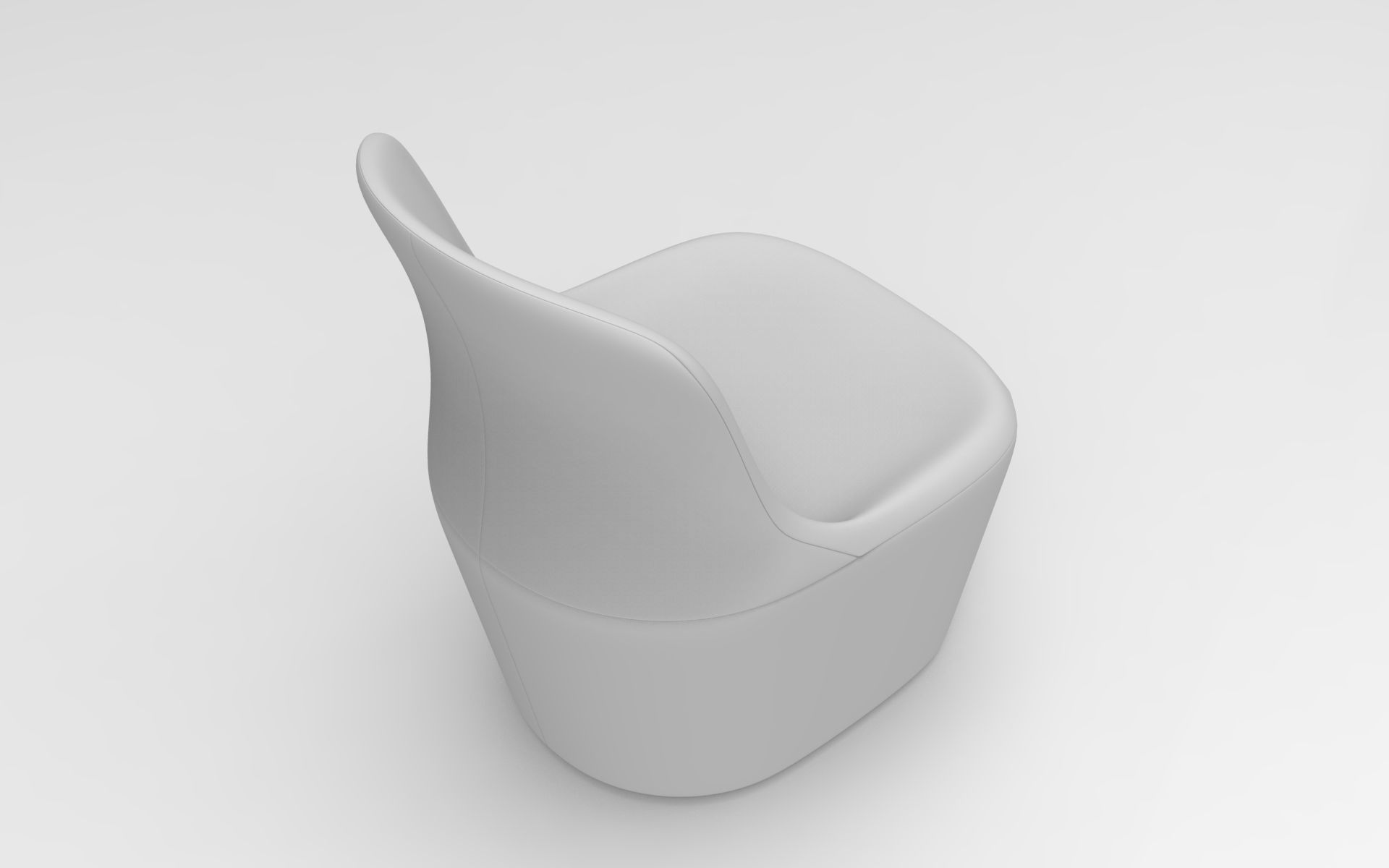 3D model Mog Armchair VR / AR / low-poly | CGTrader