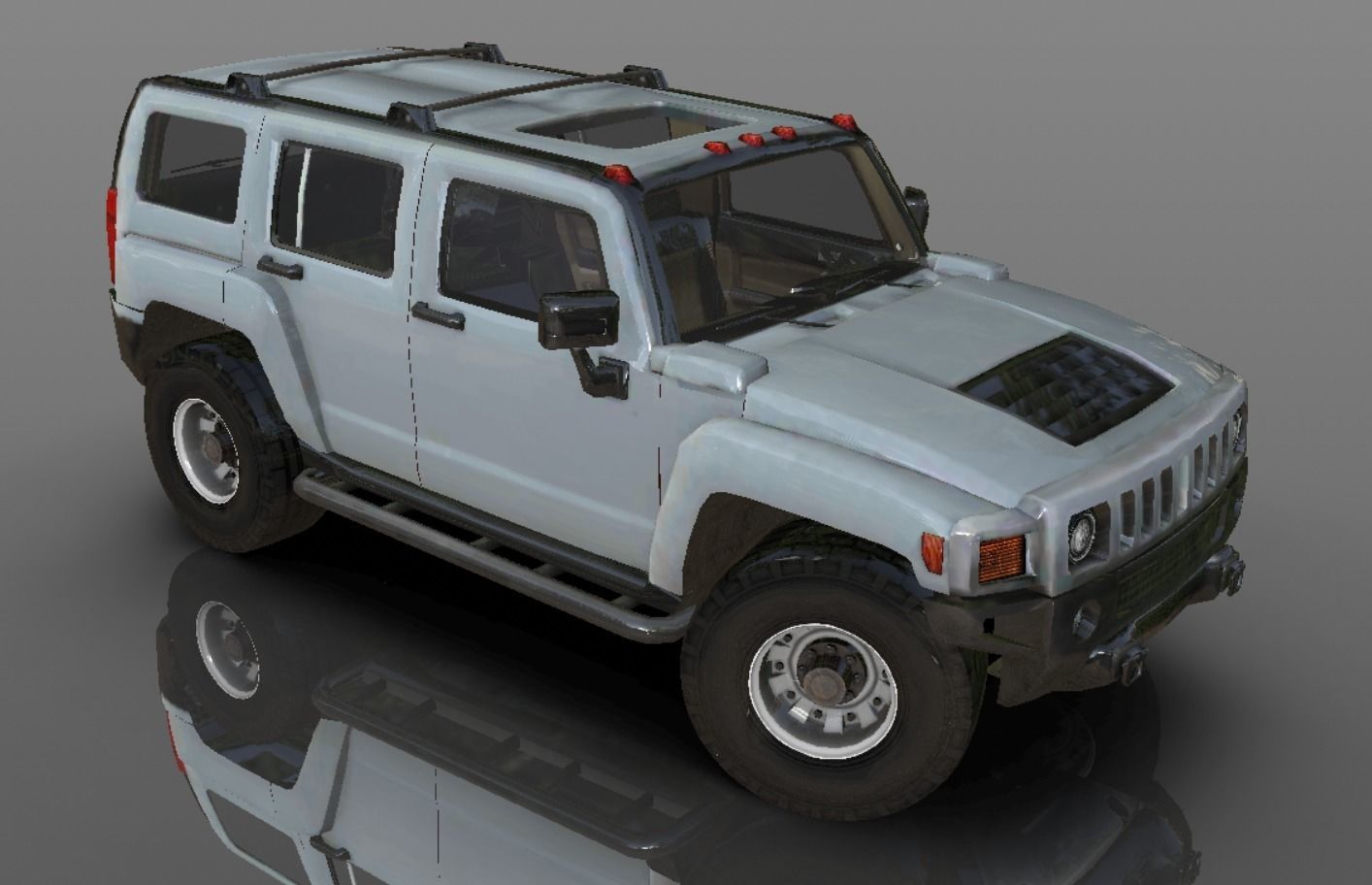 3D model Hummer H3 SUV 3D model Sports Cars Games VR / AR / low-poly ...