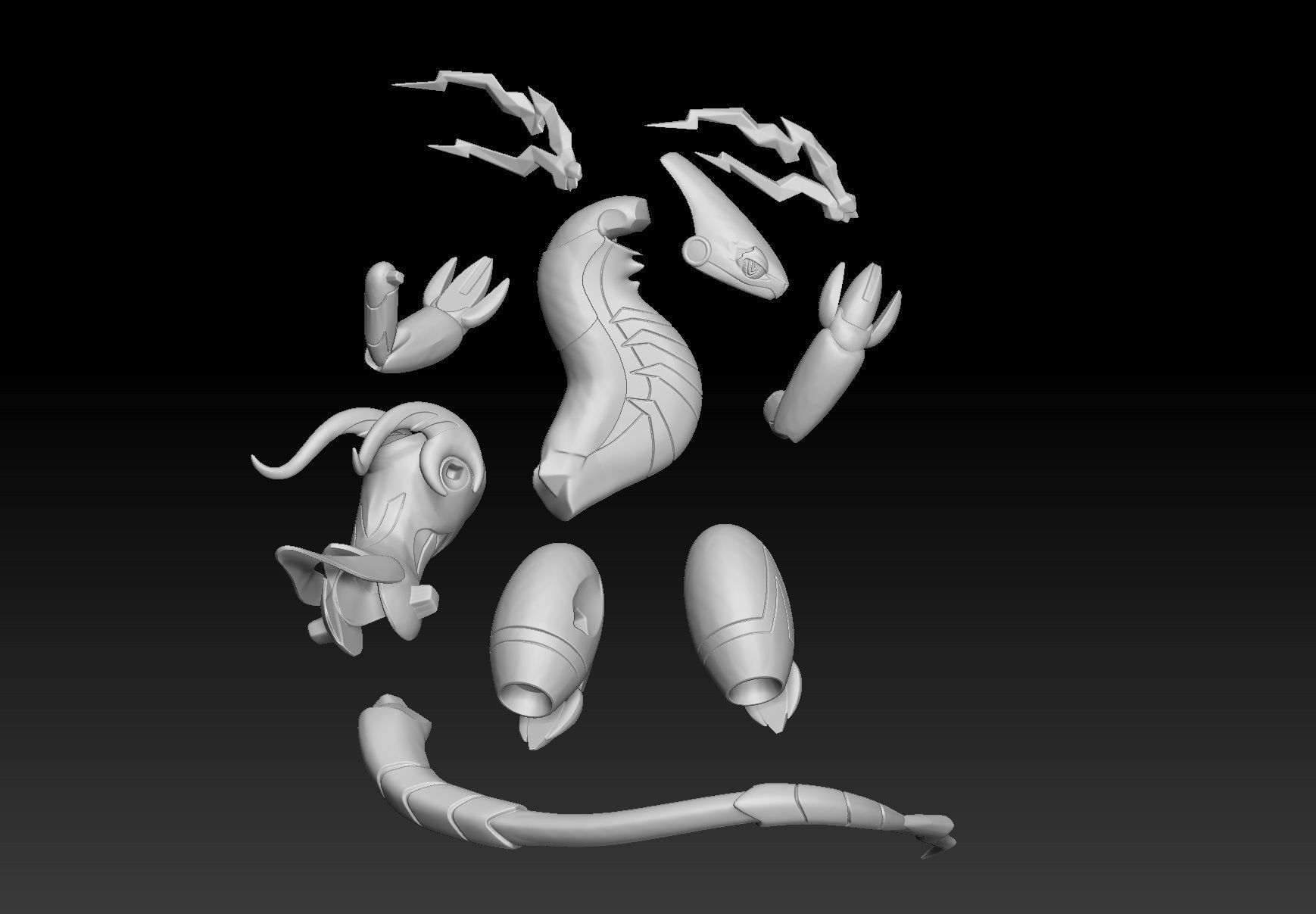 Pokemon Miraidon 3D model 3D printable | CGTrader