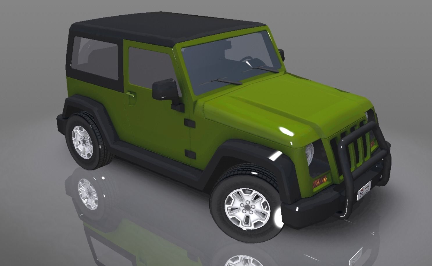 3D model Jeep Wrangler 4x4 Jeep 2019 3D model Game Ready Asset VR / AR ...
