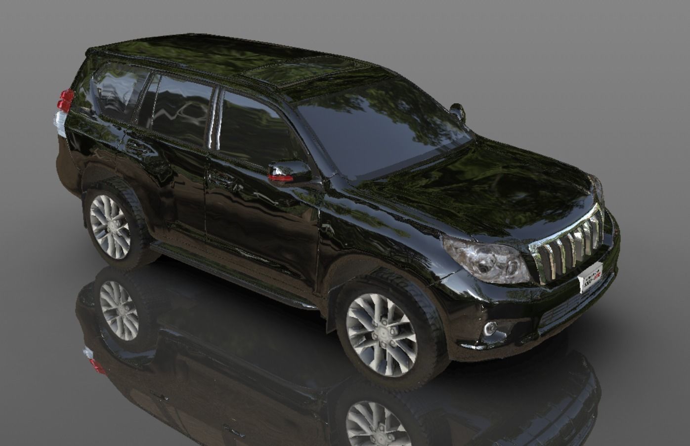 3D model Toyota Prado Land Cruiser 3D model - Game Ready Asset VR / AR ...