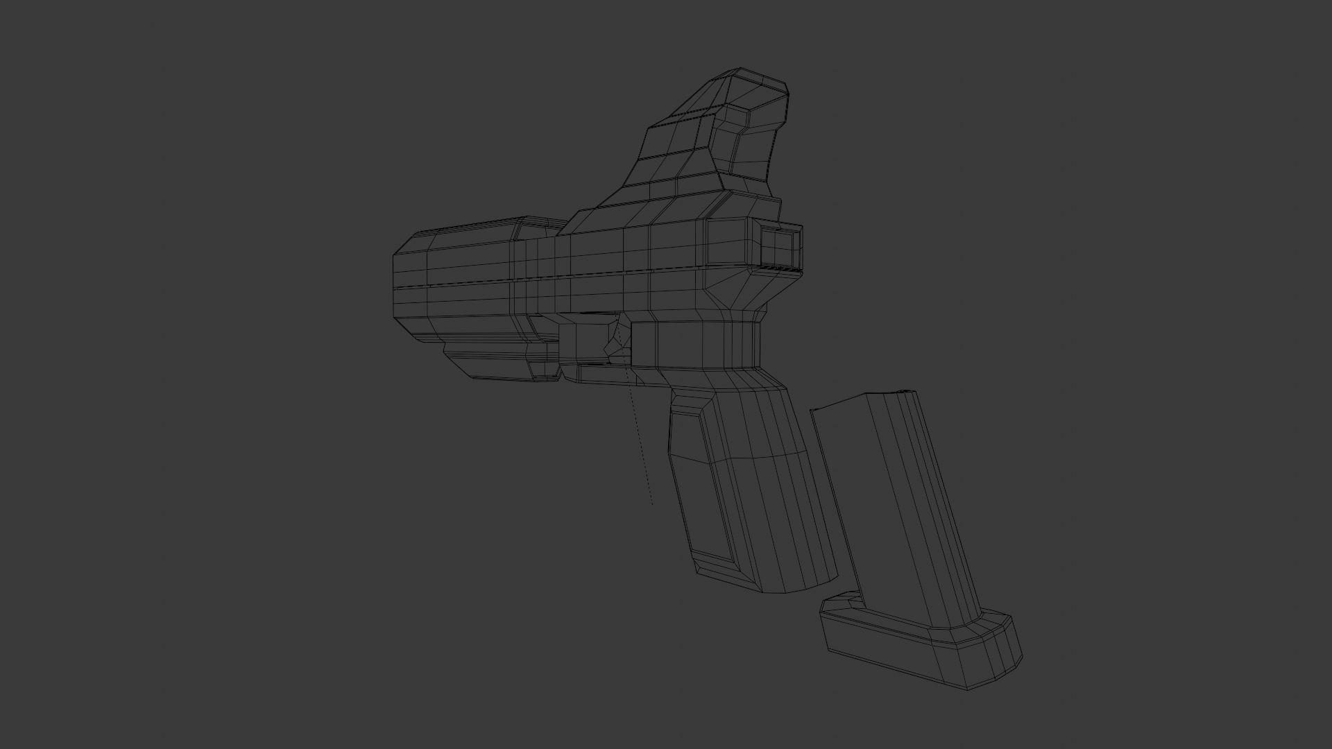 3D model Sci-Fi 9mm Pistol VR / AR / low-poly | CGTrader