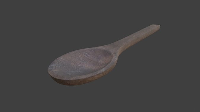Wooden Spoon 3D model | CGTrader