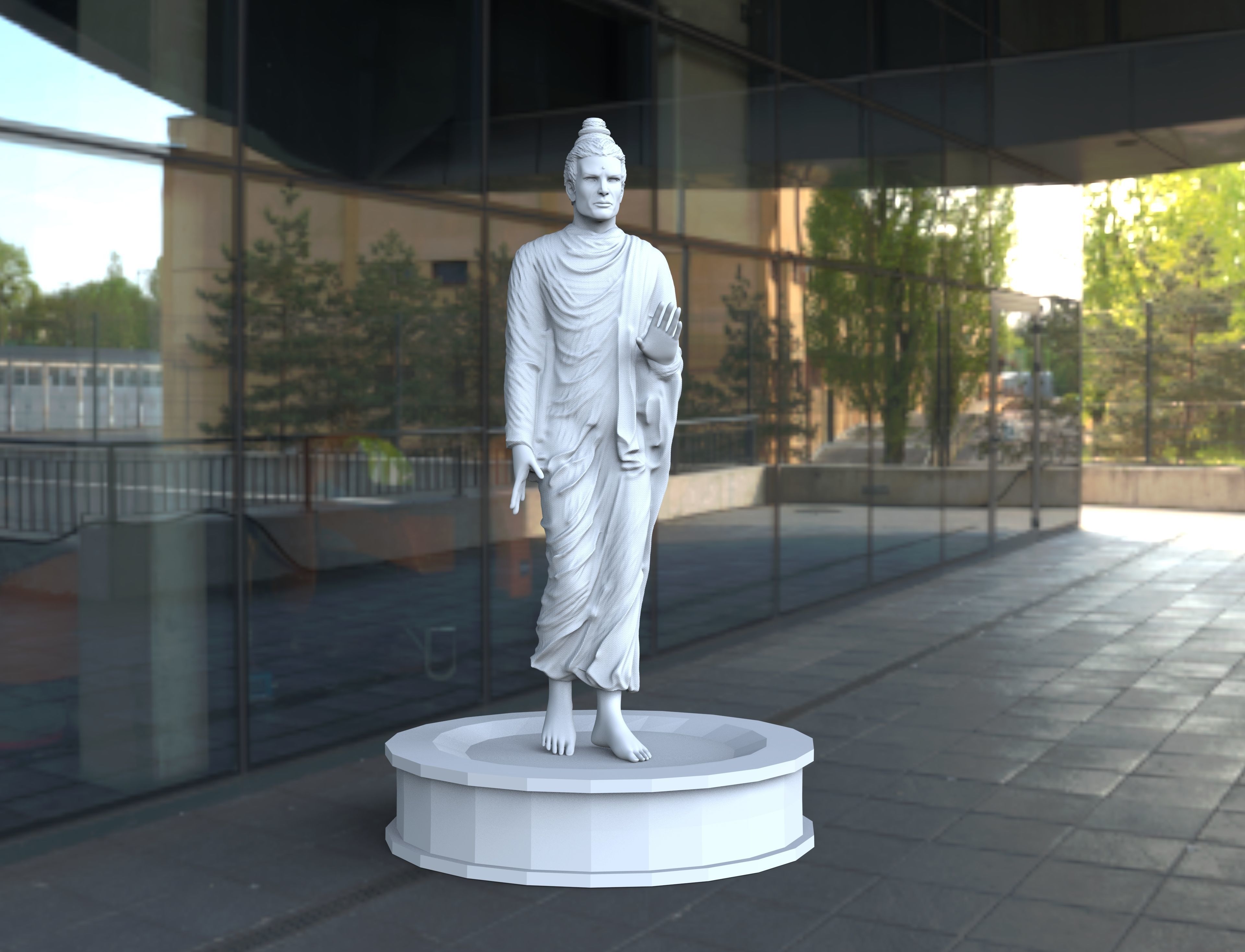 Buddha Dharma 3D model 3D model 3D printable | CGTrader