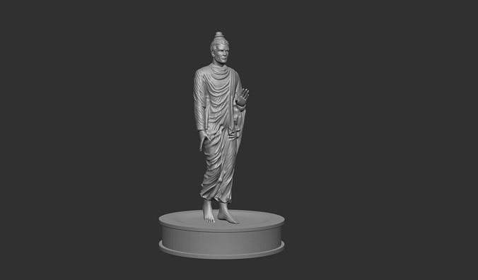 Buddha Dharma 3D model 3D model 3D printable | CGTrader