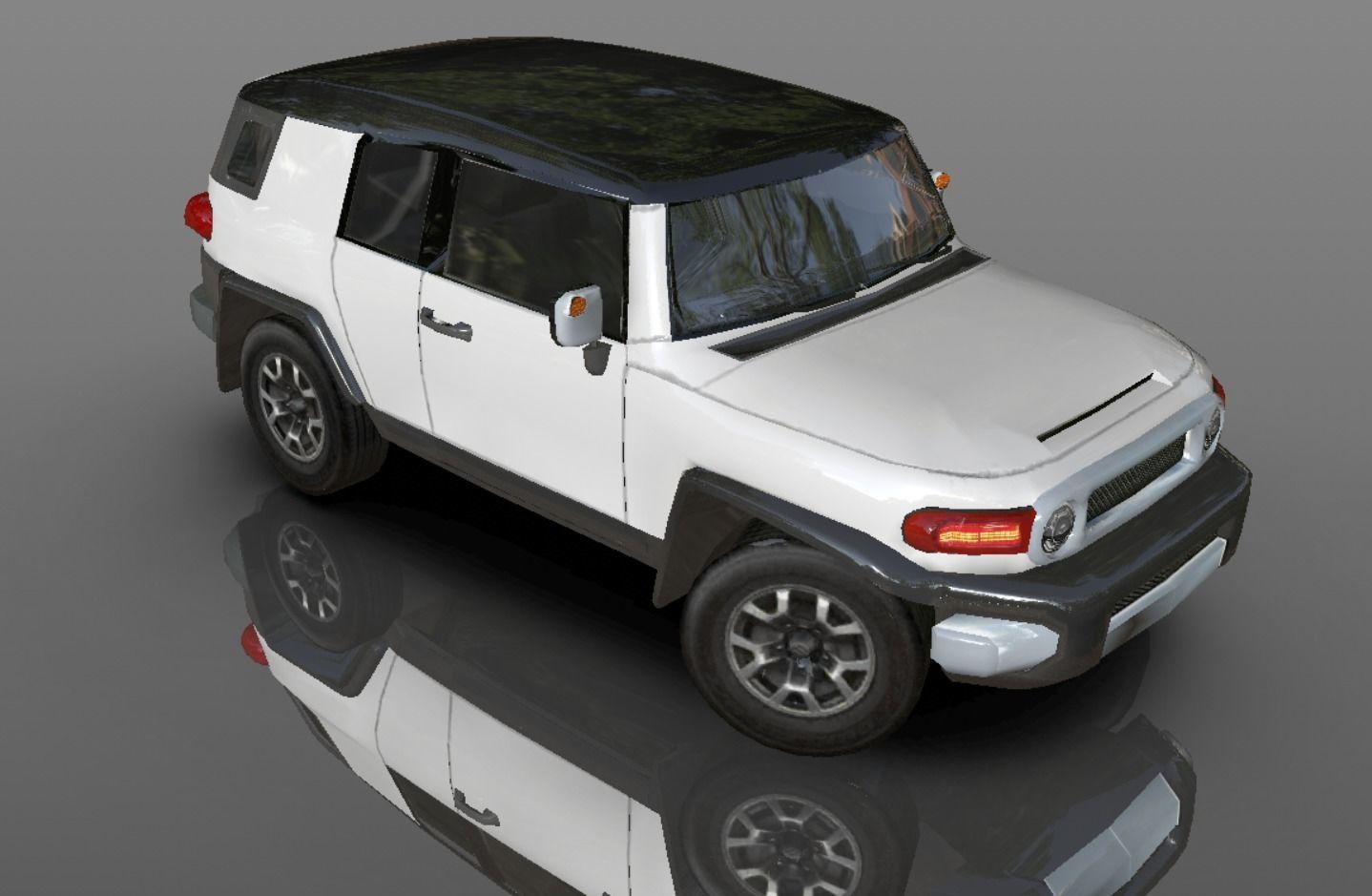 3D model Toyota FJ Cruiser 6 HQ 3D model Game Ready Asset VR / AR / low ...