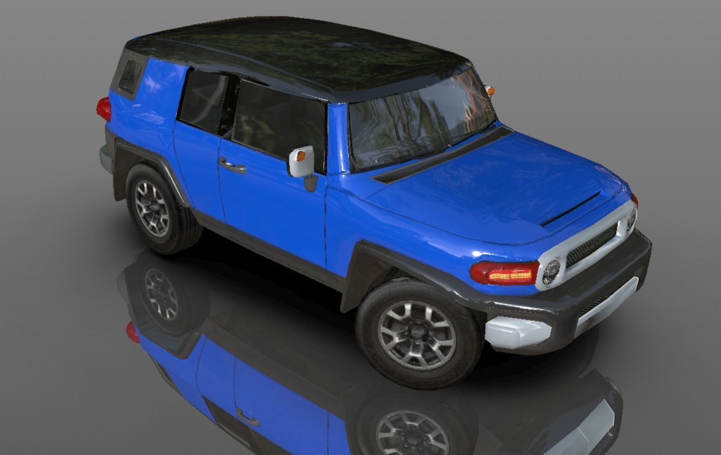 3D model Toyota FJ Cruiser 6 HQ 3D model Game Ready Asset VR / AR / low ...