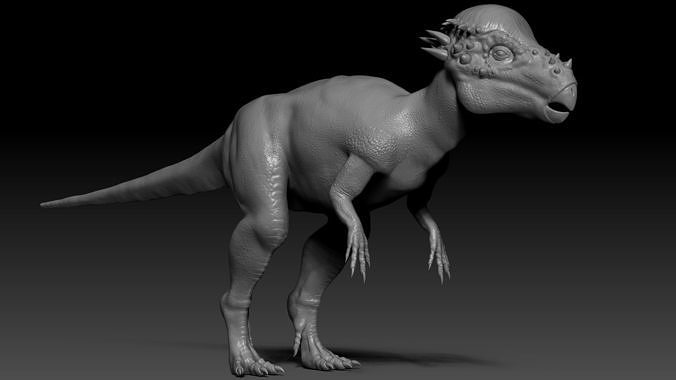 Pachycephalosaurus Sculpt Project 3D model | CGTrader