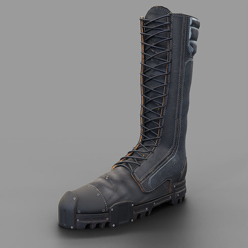 Combat Boots 3D model | CGTrader