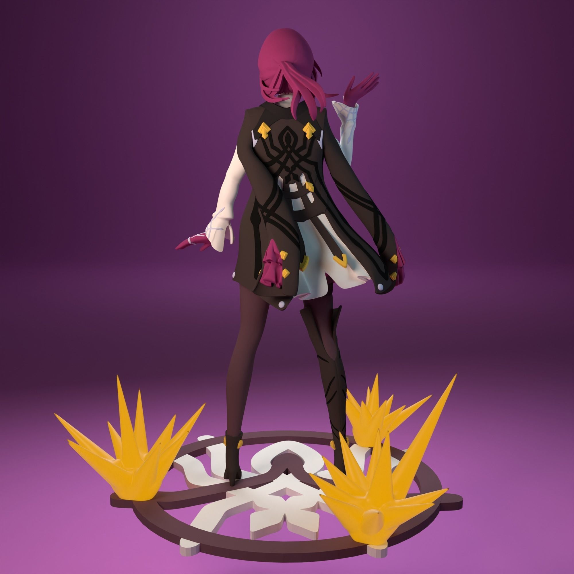 Kafka from Honkai Star Rail 3D model 3D printable | CGTrader