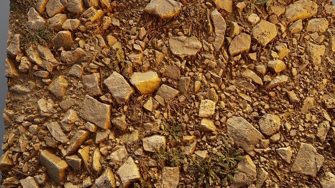 scanground10rocks 3D model | CGTrader
