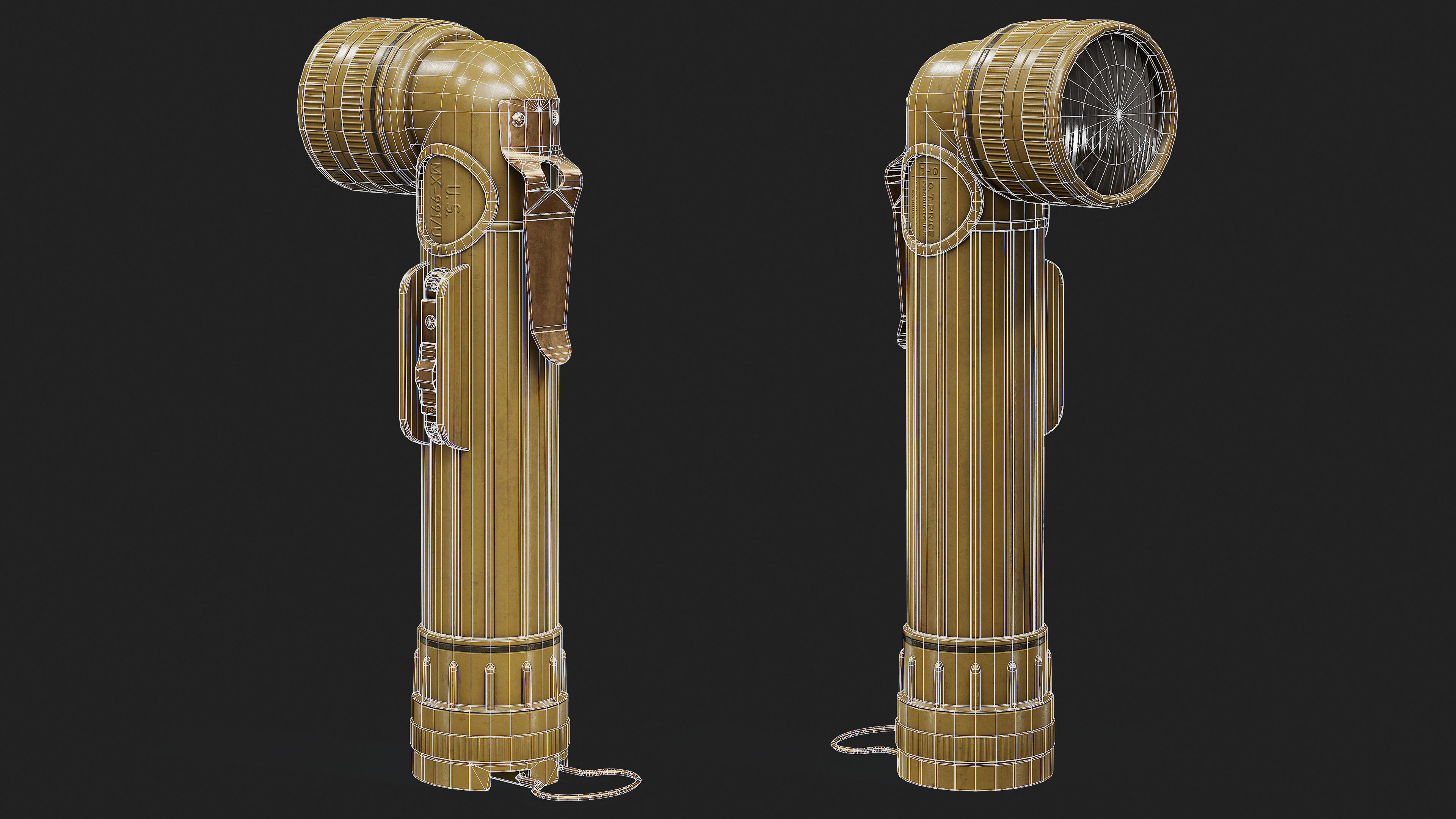 3D model FlashLight 2 VR / AR / low-poly | CGTrader