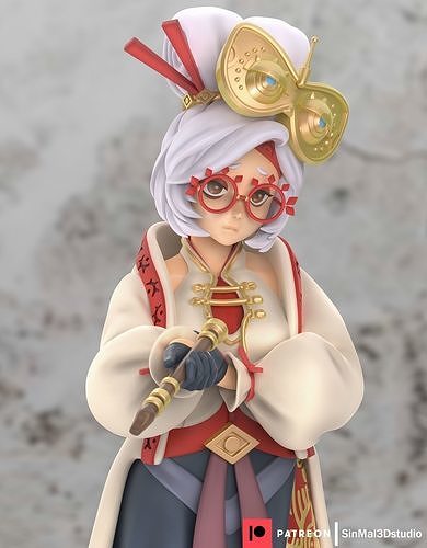 Zelda tears of the kingdom Purah 3D print model 3D model 3D printable ...