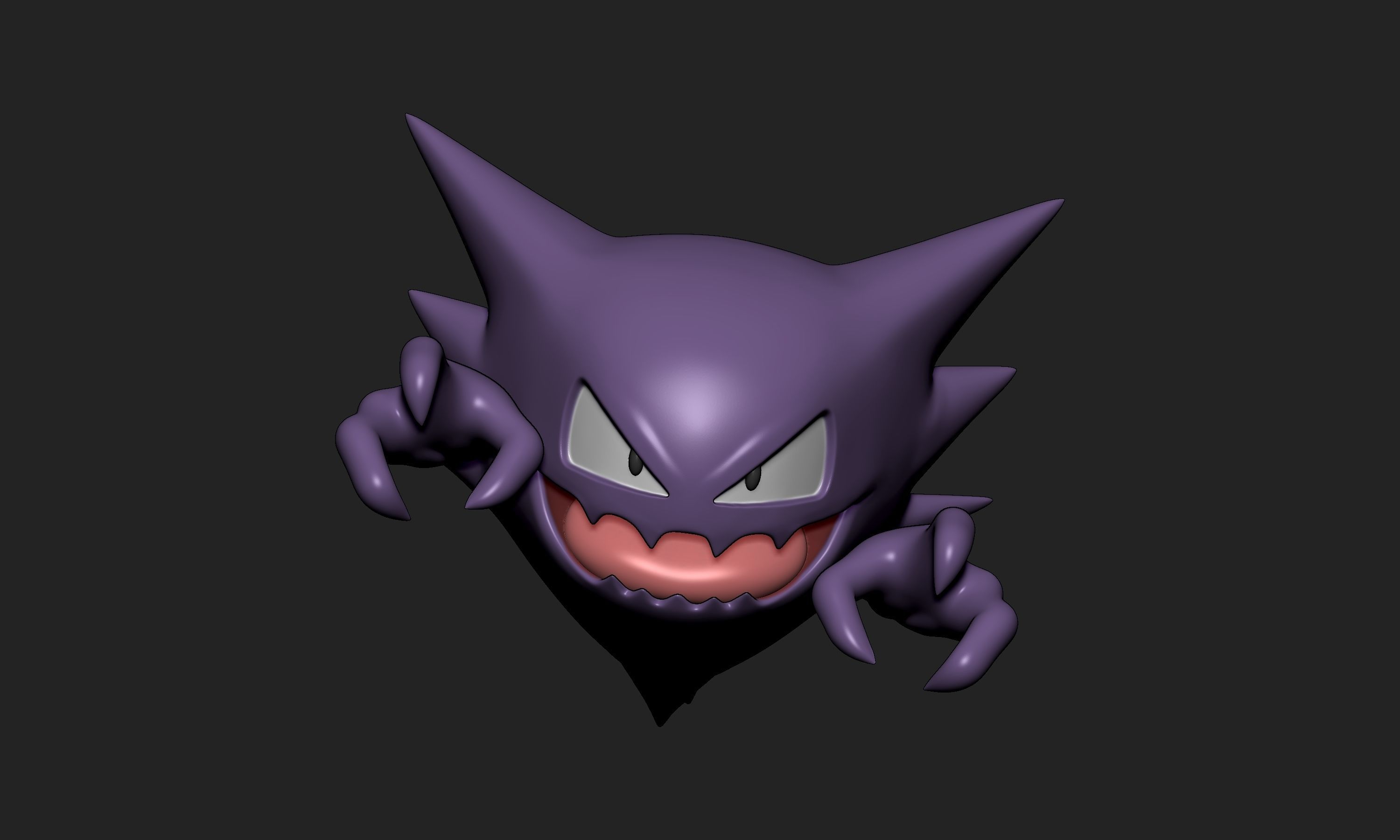 Pokemon - Haunter with 2 poses 3D model 3D printable | CGTrader