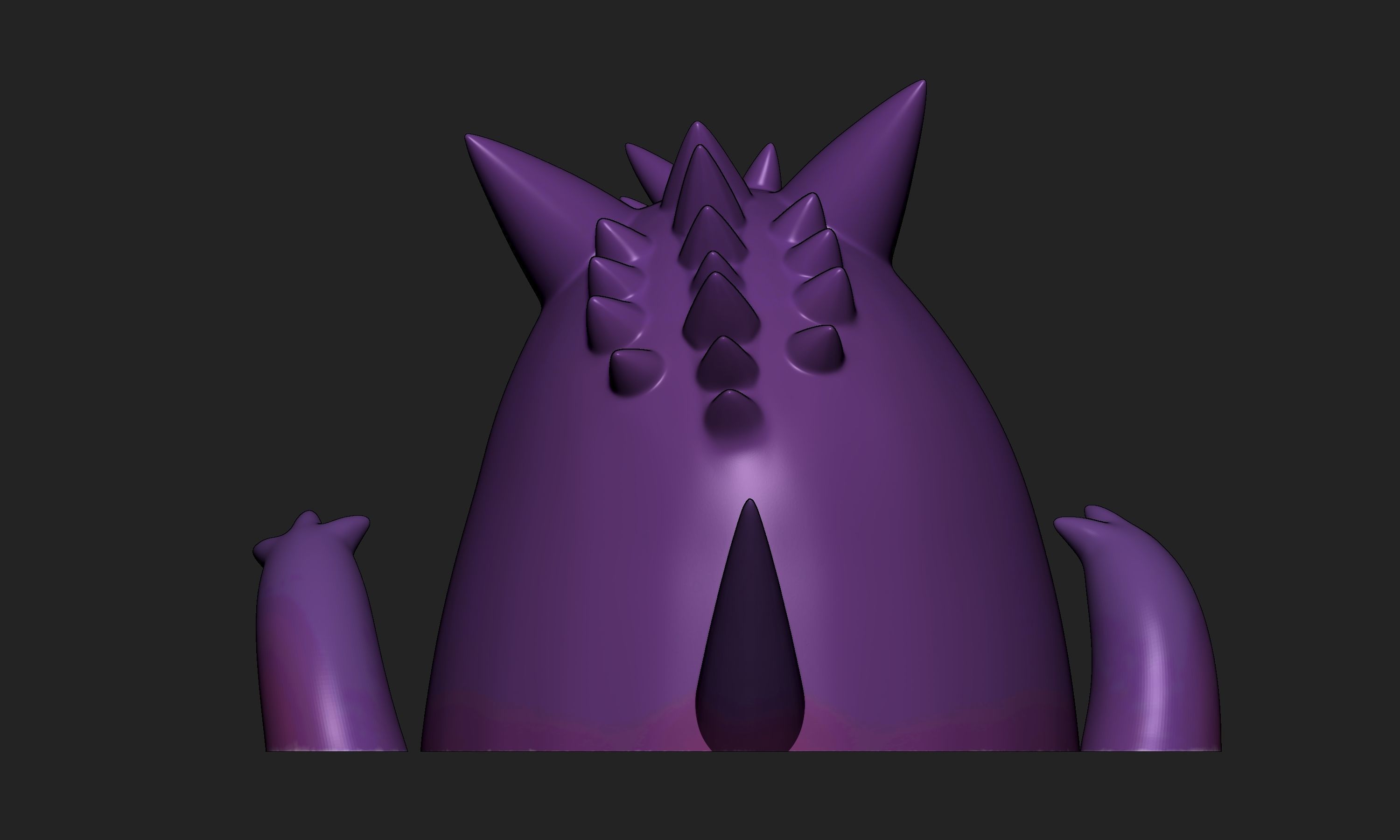 Pokemon - Gigantamax Gengar 3D model 3D printable | CGTrader