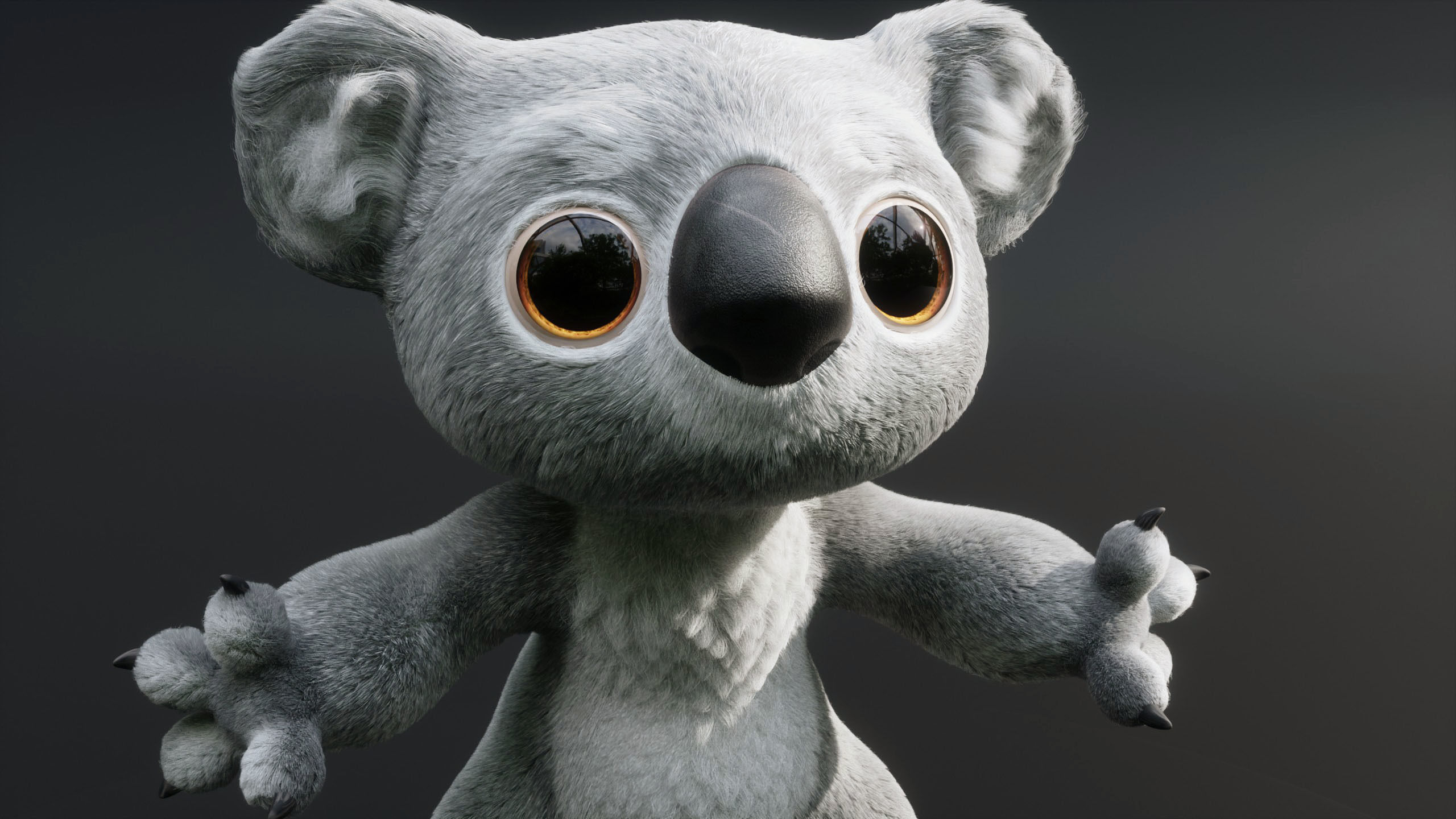 Koala Character - Fully Rigged 3D model rigged | CGTrader