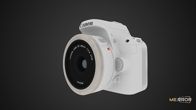 3D model Game Ready Canon DSLR Camera VR / AR / low-poly | CGTrader