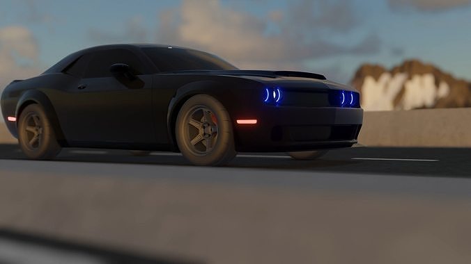 Dodge car 3d 3D model | CGTrader