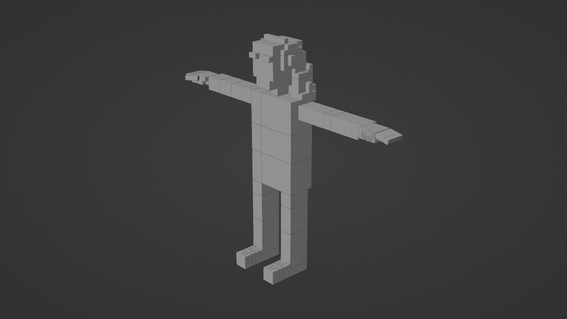 3D model CIVILIANS 3 VOXEL CHARACTER VR / AR / low-poly | CGTrader