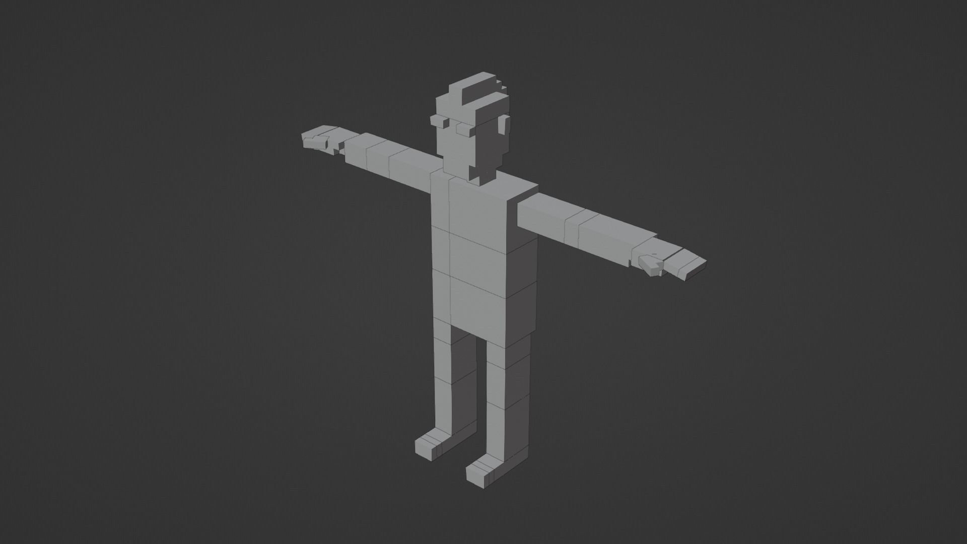 3D model PUNK VOXEL CHARACTER VR / AR / low-poly | CGTrader