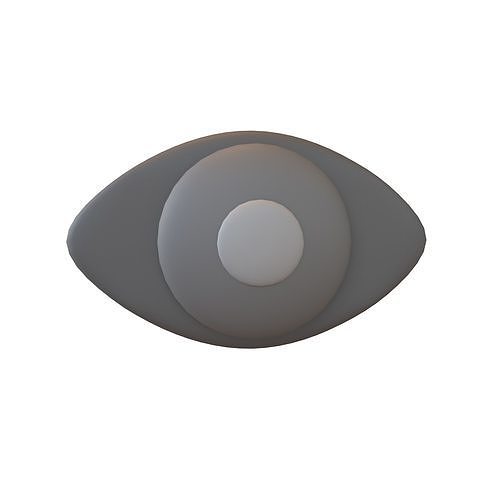 3D model Eyes Symbol V1 003 VR / AR / low-poly | CGTrader
