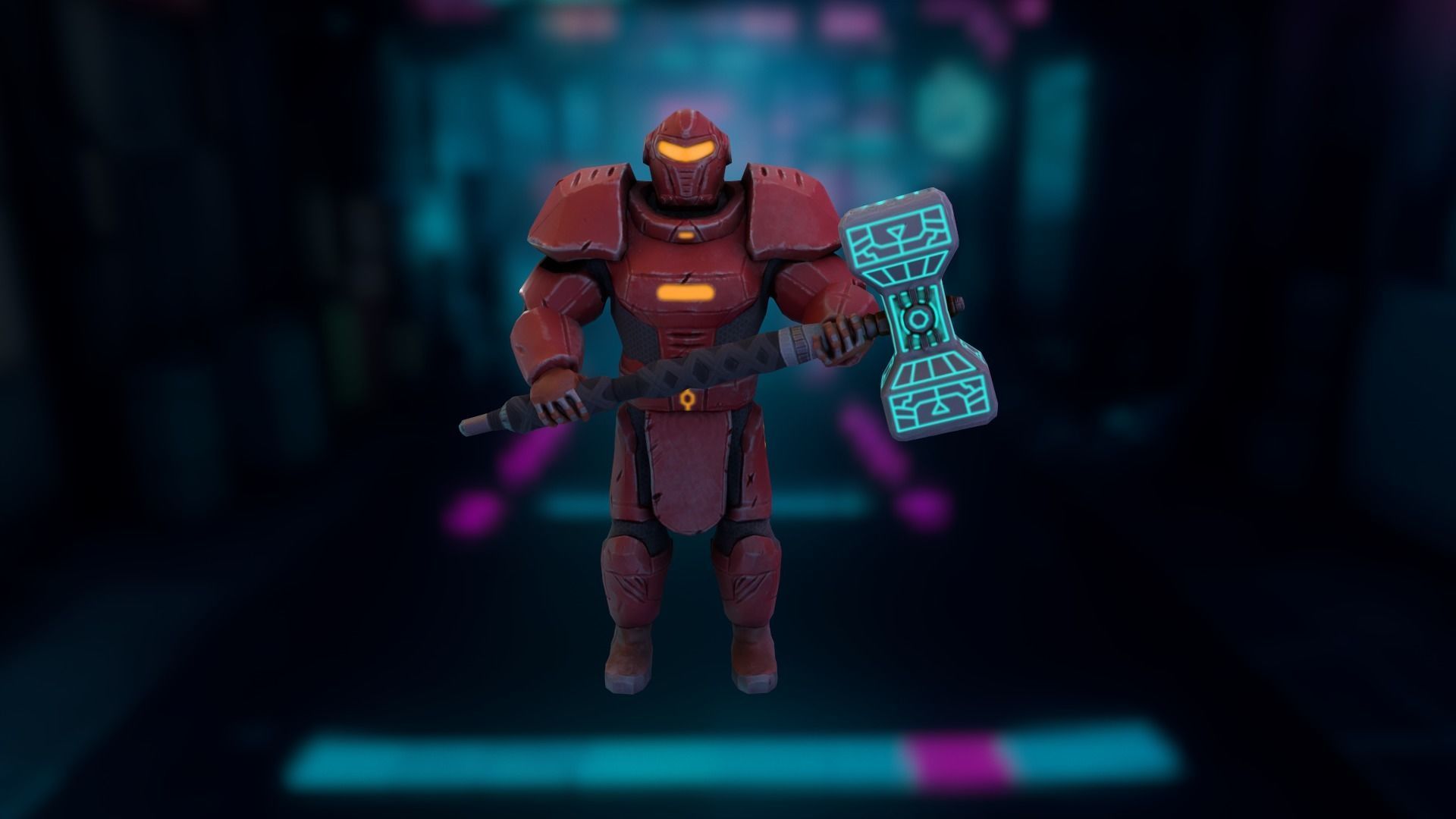 3D model Futuristic hitman hunter assassin cyborg killer Sci-fi VR / AR / low-poly | CGTrader