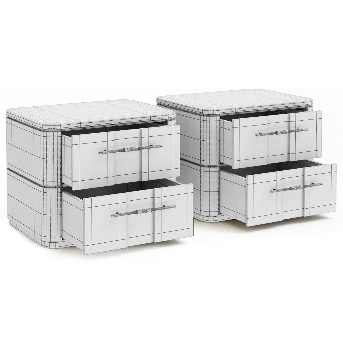 Frato - Agra Bedside Table 3D model | CGTrader