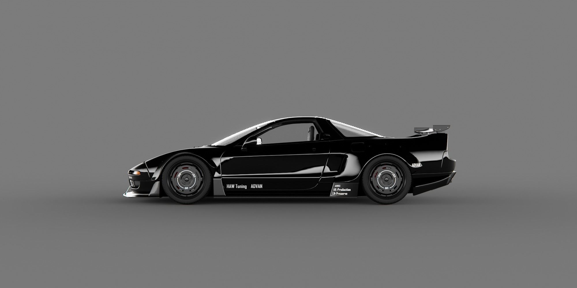 Honda NSX NA1 Tuning Version 3D model | CGTrader