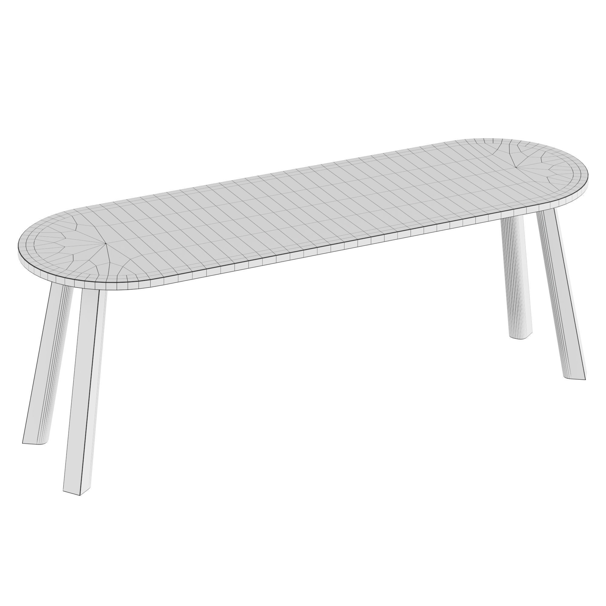 BuzziSpace BUZZIMILK Bench 3D model | CGTrader