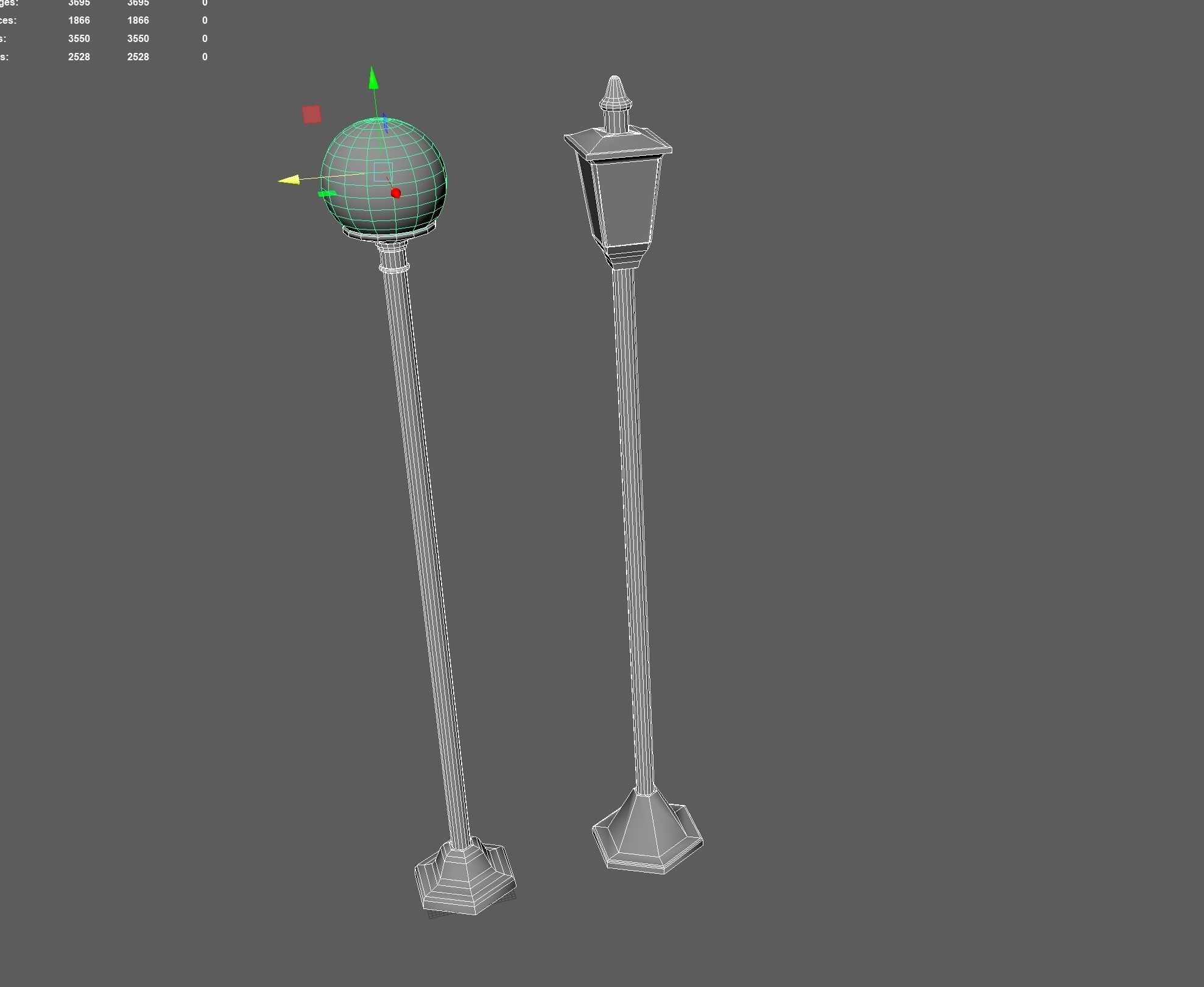 3D model Street lamps VR / AR / low-poly | CGTrader