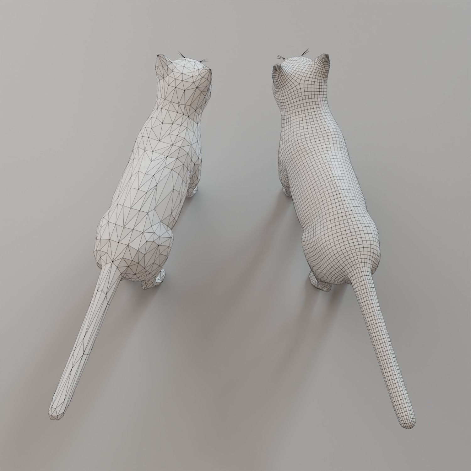 3D model Low Poly Cat Animal VR / AR / low-poly | CGTrader