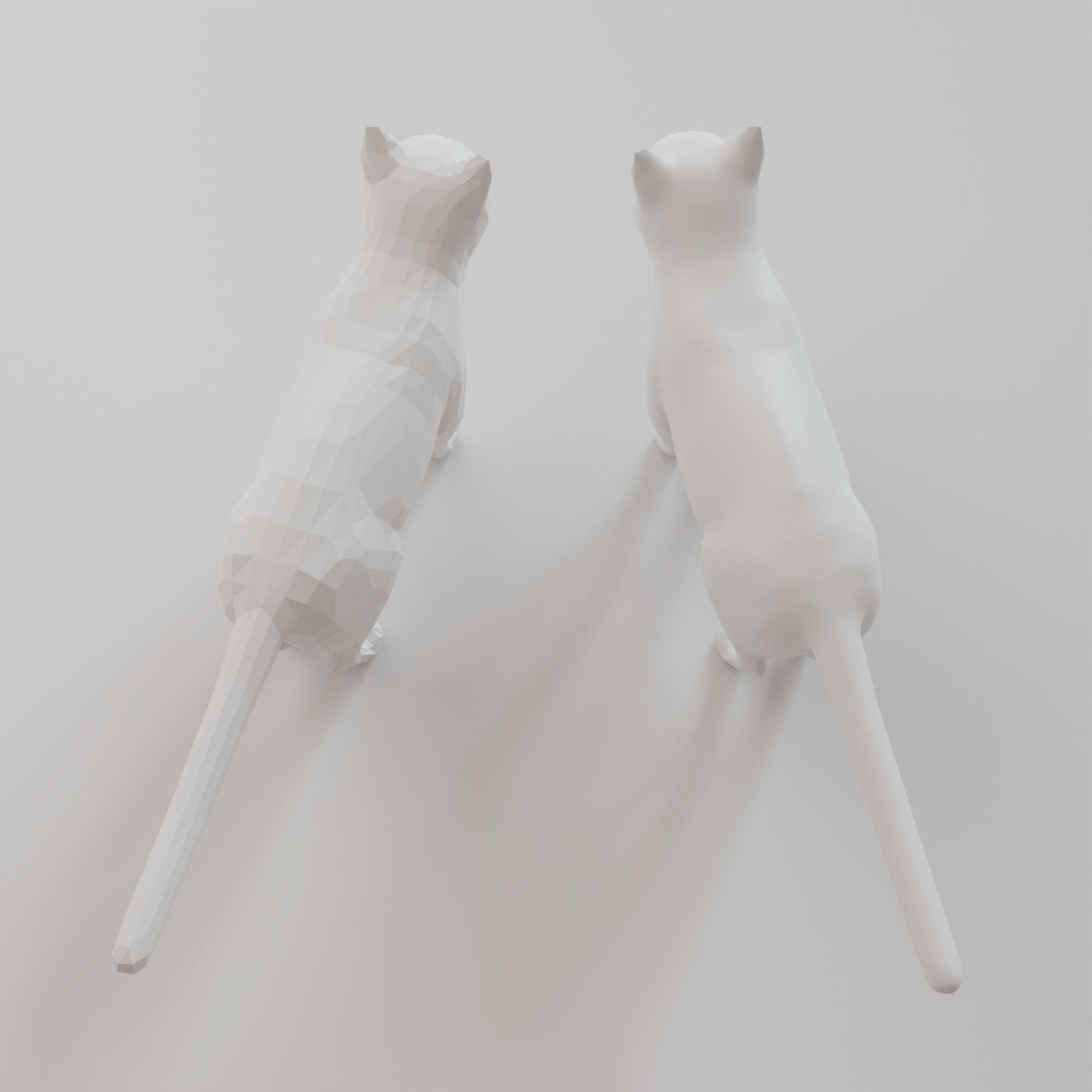 3D model Low Poly Cat Animal VR / AR / low-poly | CGTrader