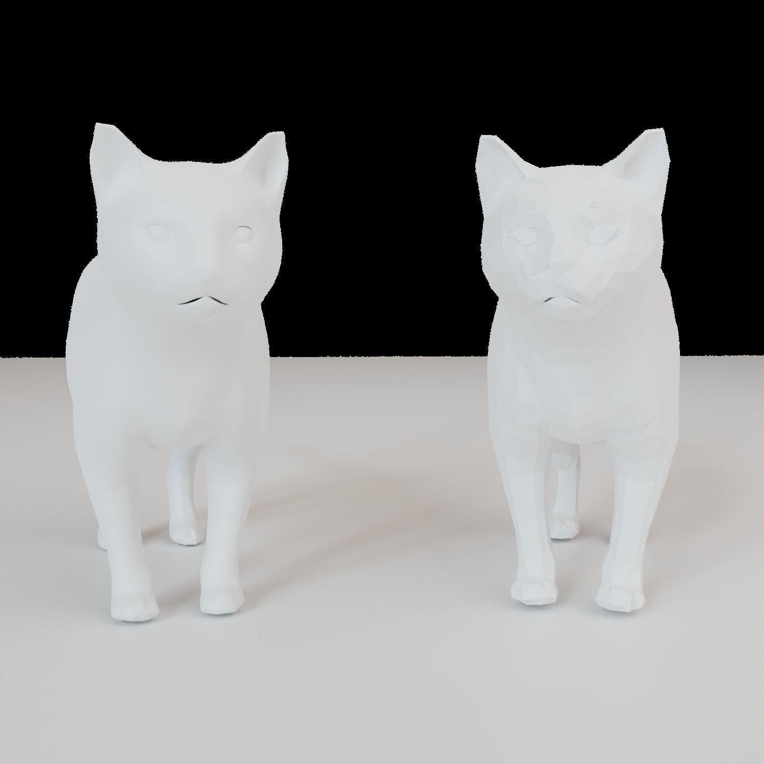 3D model Low Poly Cat Animal VR / AR / low-poly | CGTrader