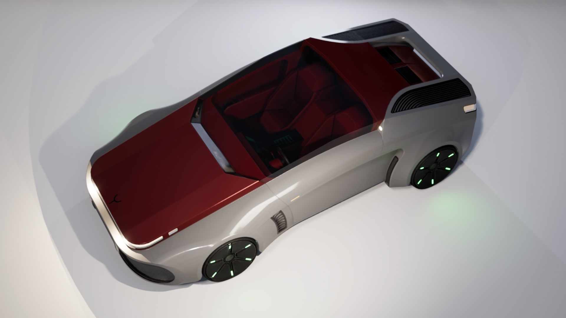 3D model Sci-Fi Car 1 VR / AR / low-poly | CGTrader