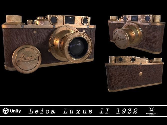 3D model Leica Luxus II 1932 - Game Ready VR / AR / low-poly | CGTrader