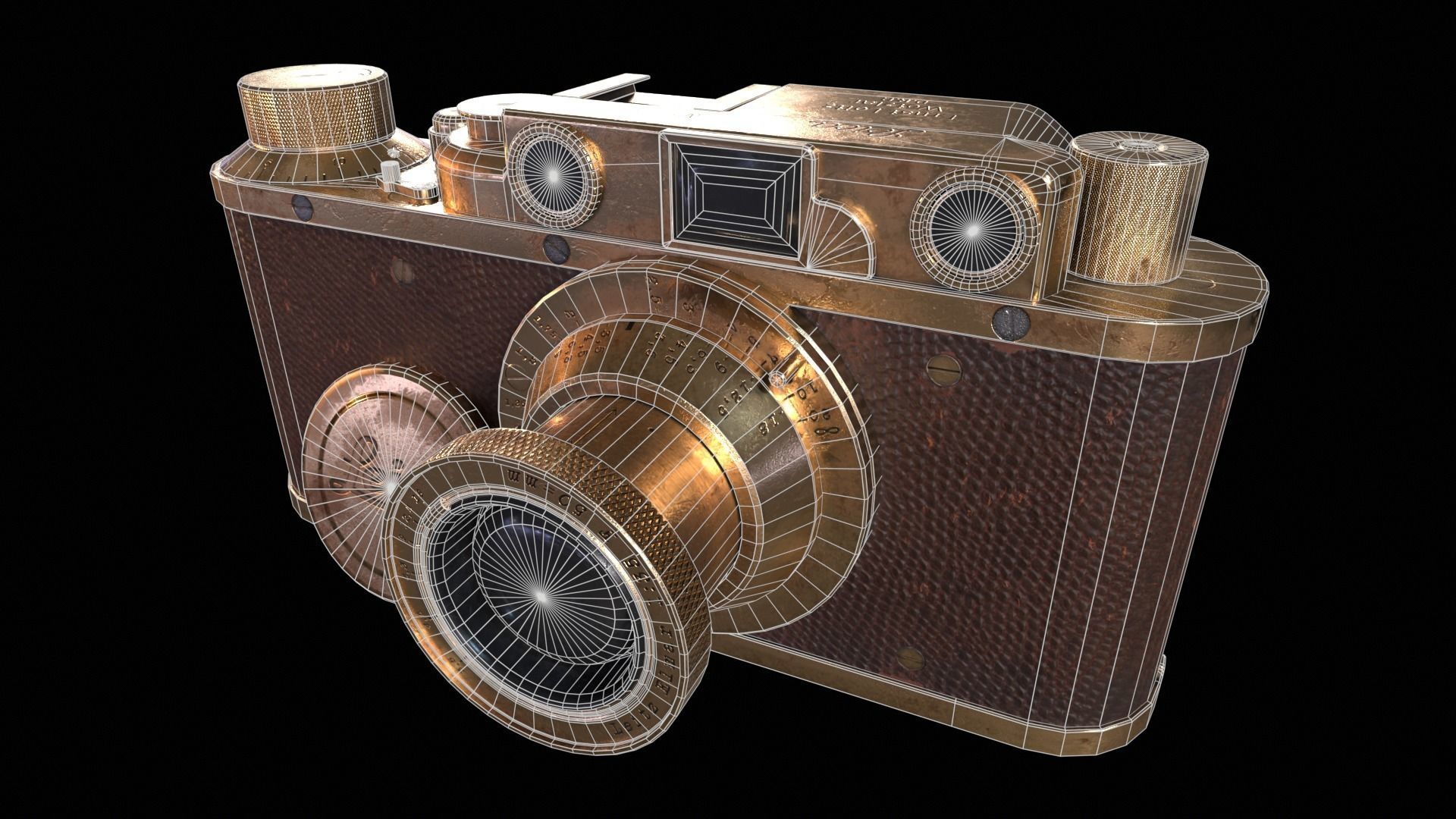 3D model Leica Luxus II 1932 - Game Ready VR / AR / low-poly | CGTrader