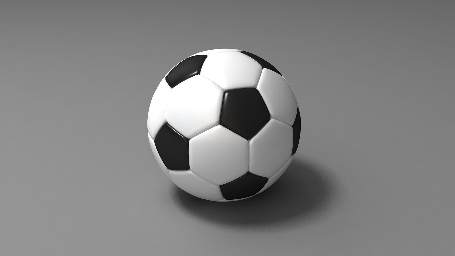 football 3D model | CGTrader