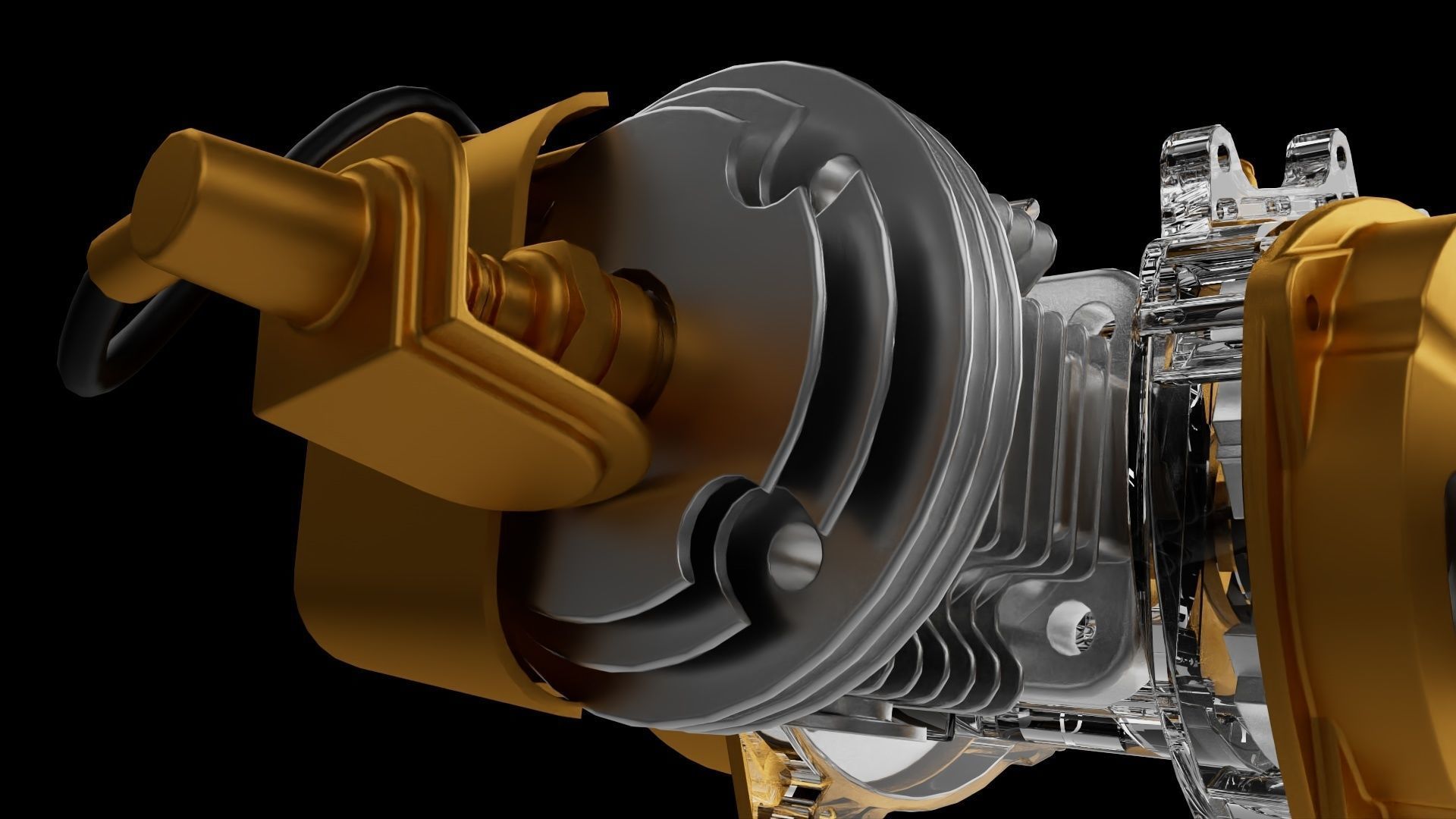 ENGINE FINAL ASSEMBLY 3D model 3D printable | CGTrader