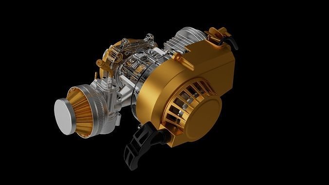 ENGINE FINAL ASSEMBLY 3D model 3D printable | CGTrader