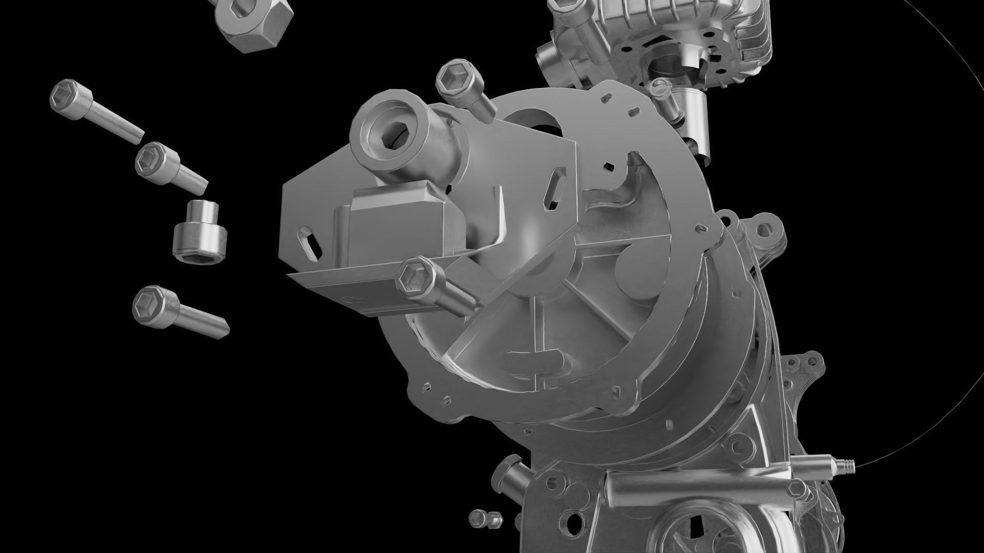 06-50CC engines 3D model 3D printable | CGTrader