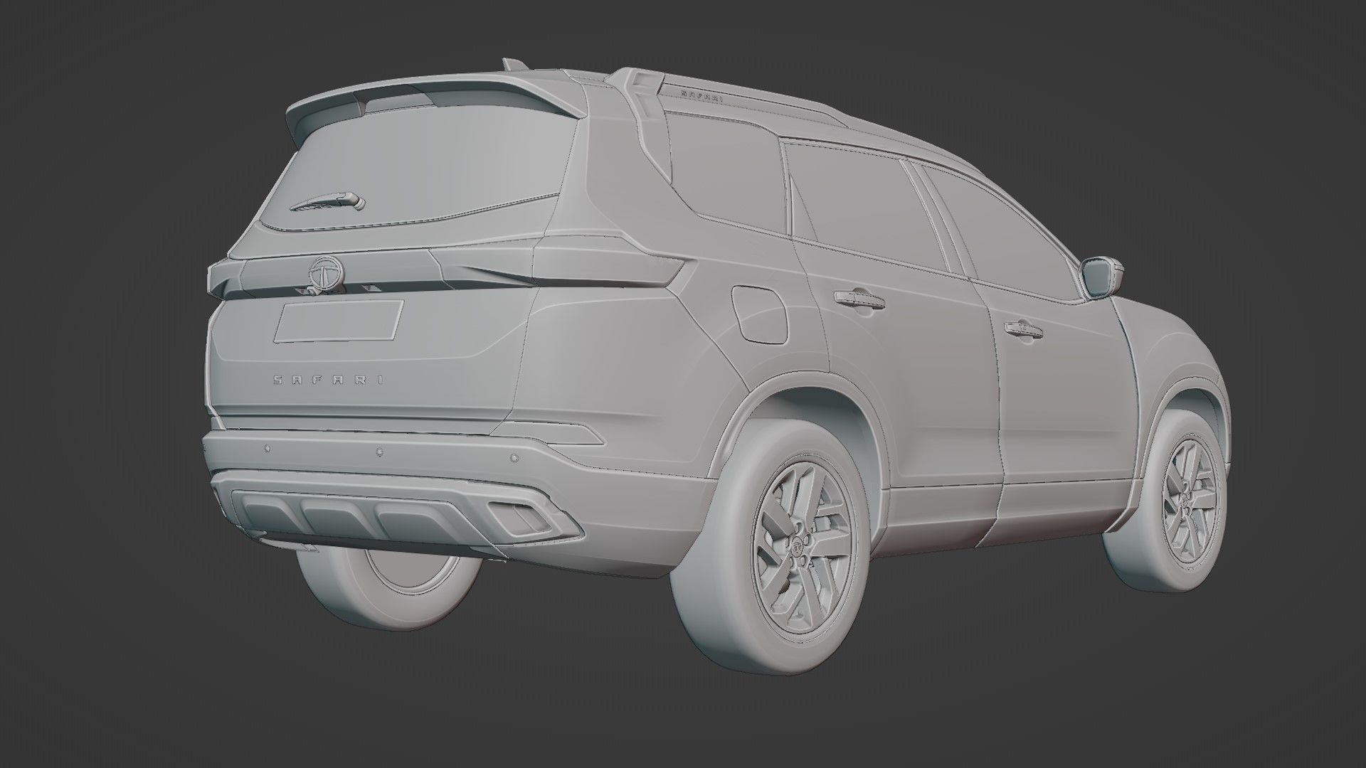 3D model Tata safari VR / AR / low-poly | CGTrader