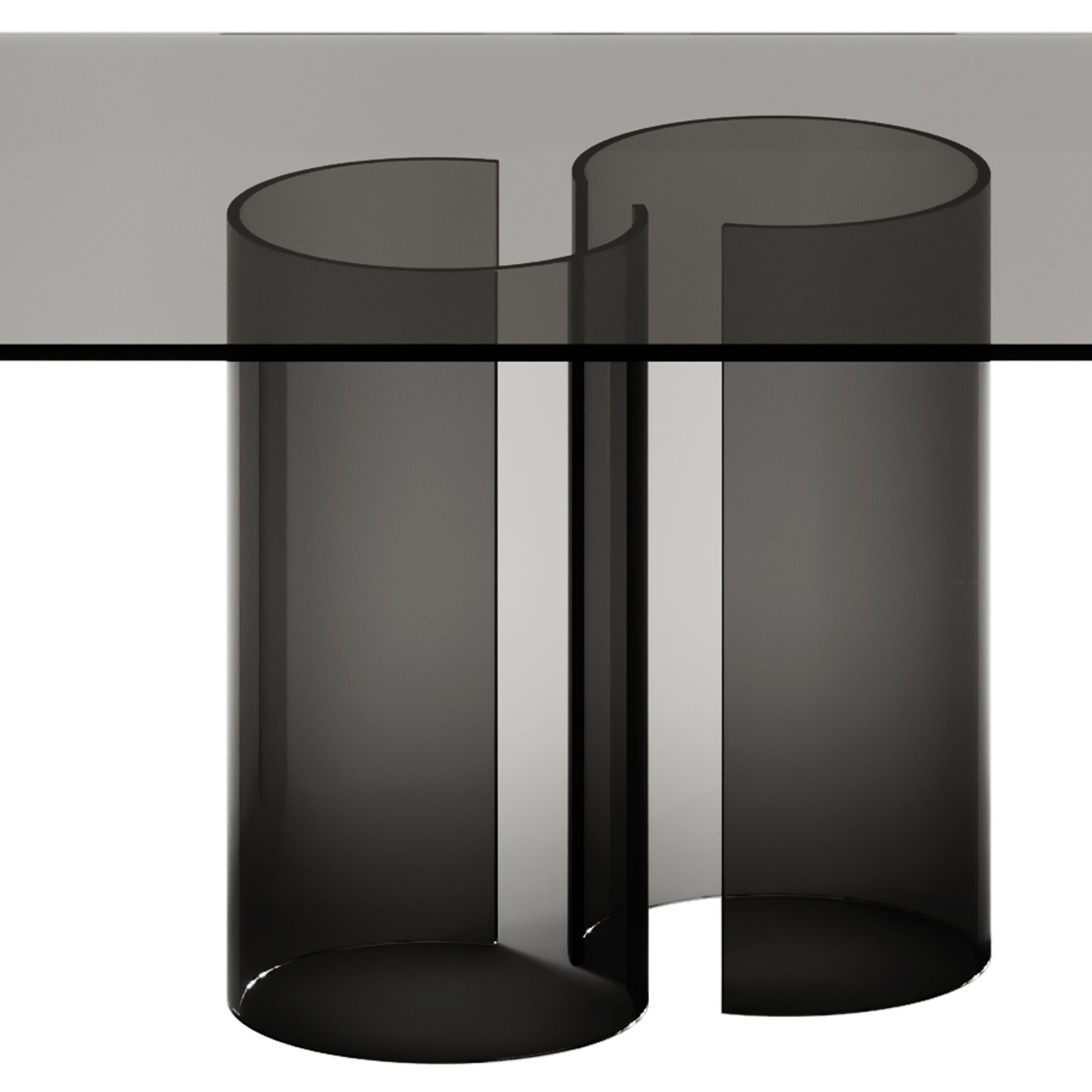 Fiam Italia LUXOR Glass table 3D model | CGTrader