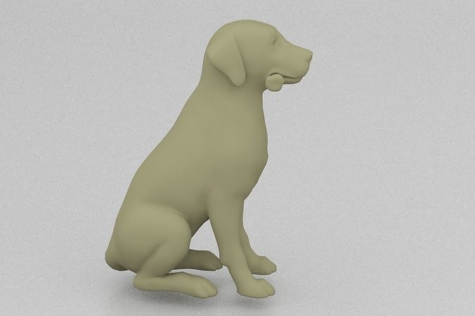 Dog Statue 3D model 3D printable | CGTrader